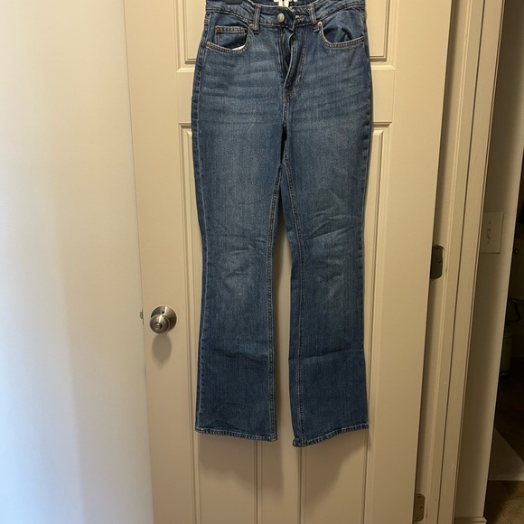 H&M | Jeans | Hm Blue Flare Womens Jeans | Poshmark